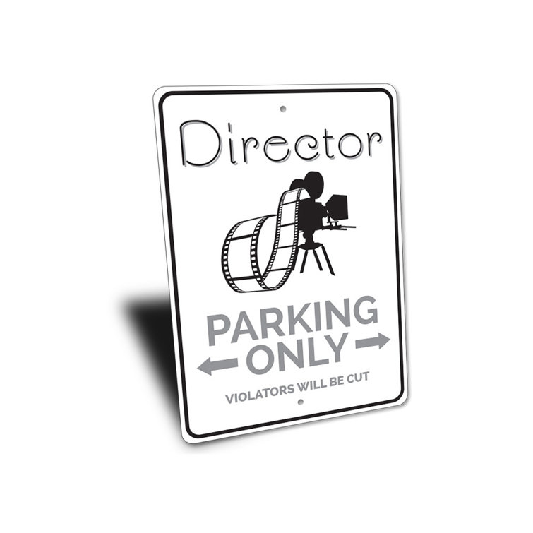 Lizton Sign Shop, Inc Director Parking Aluminum Sign | Wayfair