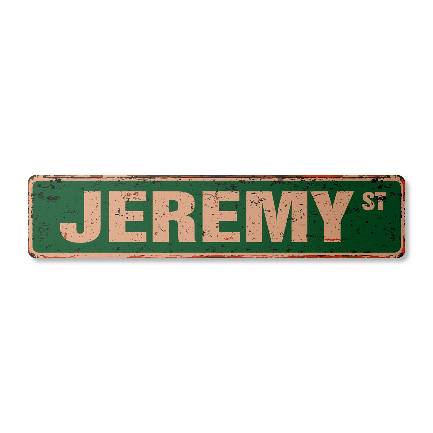 SignMission Jeremy Street Sign Aluminum 4" X 18" | Wayfair