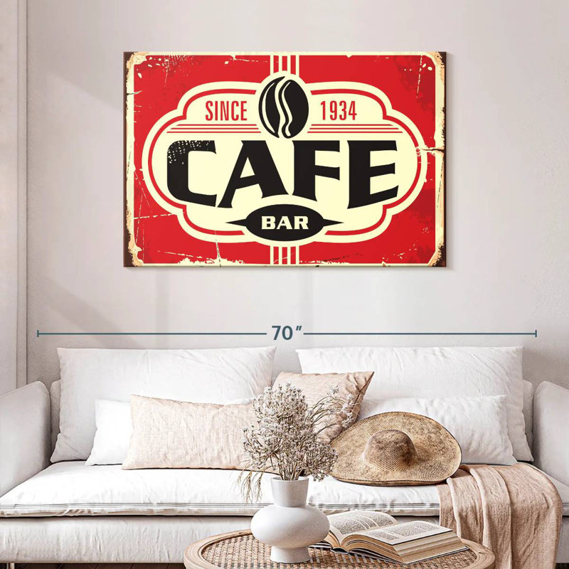 Trinx Classic Coffee Bar Wall Sign | Wayfair
