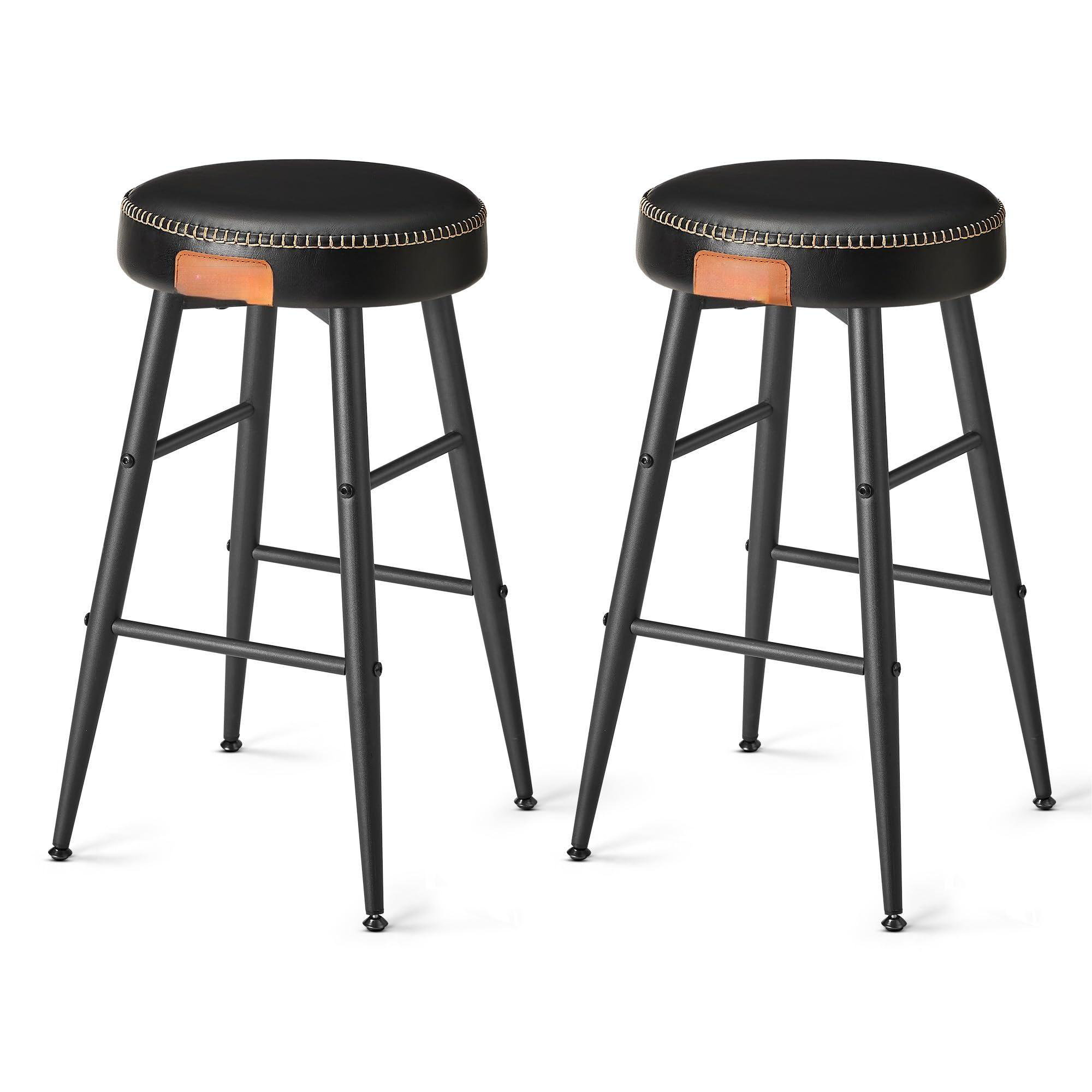 Corrigan Studio® Bar Stools Set Of 2, Counter Height Bar Stools ...