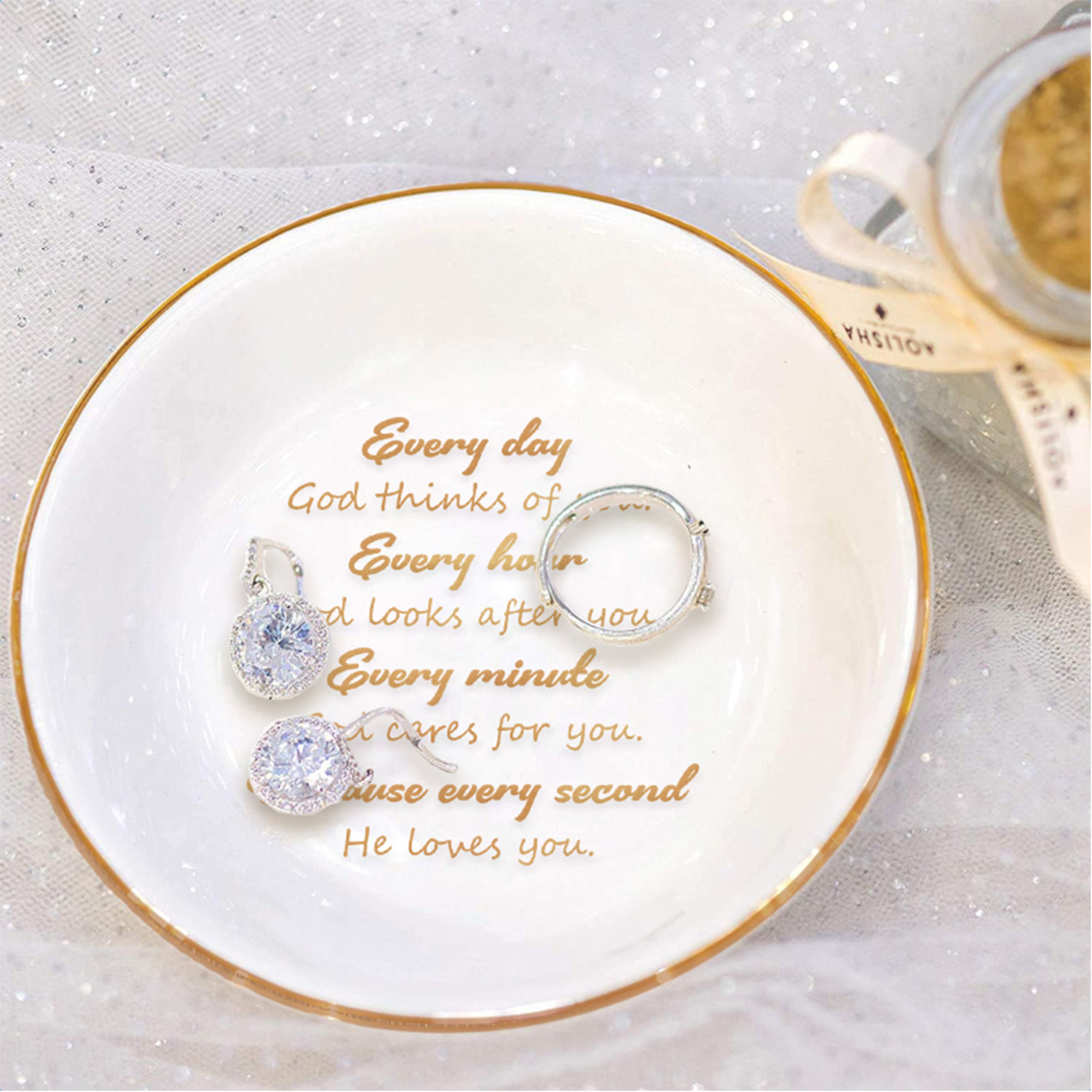 The Party Aisle™ Esthétique, cadeau de plateau de bibelot pour ami ...