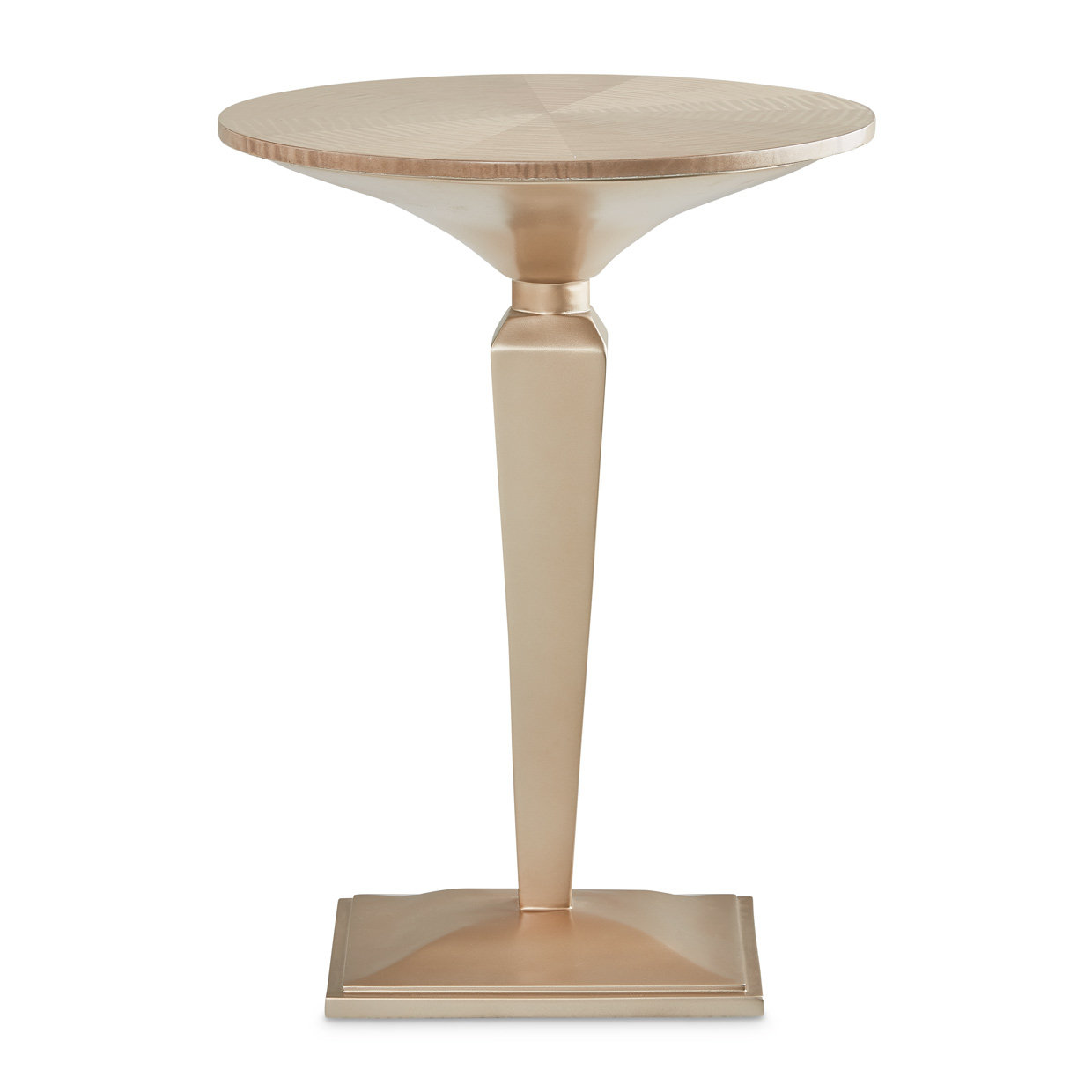 Michael Amini Malibu Crest Pedestal End Table | Wayfair