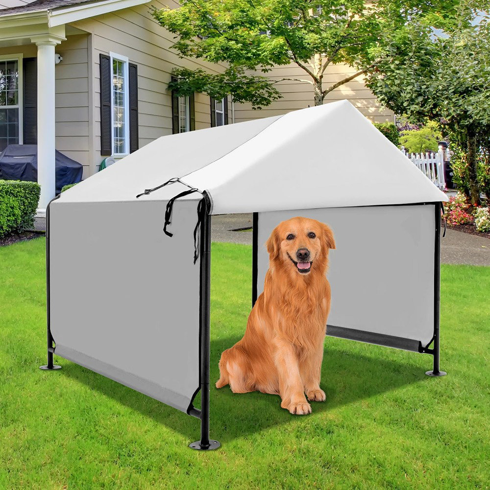 Tucker Murphy Pet™ Dog Shade Shelter Outdoor Dog House With Upgraded ...