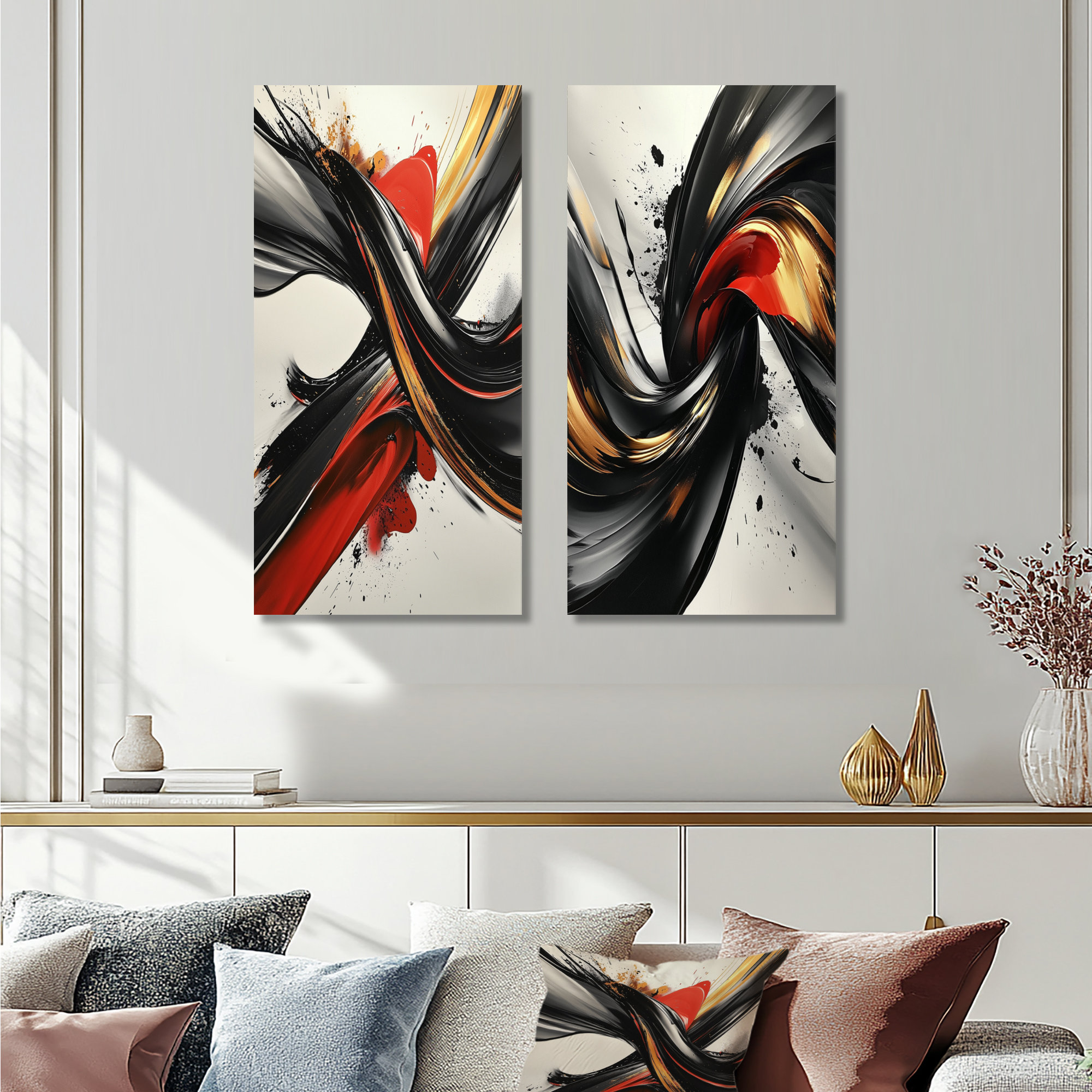 Mercer41 Emotional Pulse Of Volcano Fractals I - Abstract Wall Art 2 ...