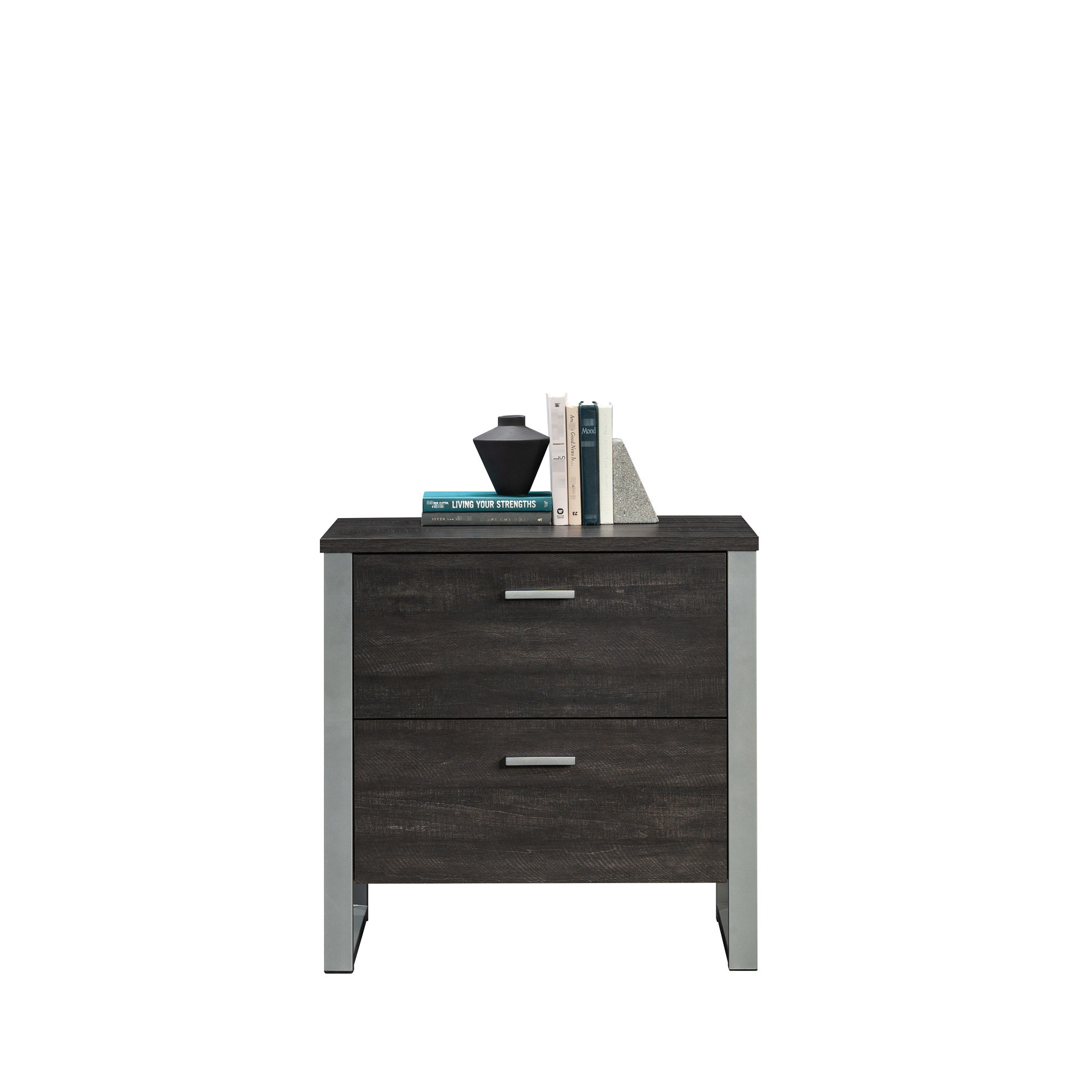 17 Stories Contemporary 2 Dark Brown Lateral File With All Finish, Lock ...