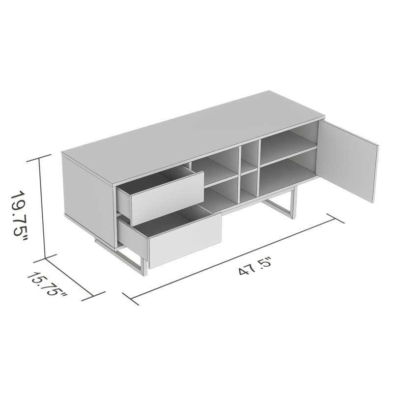 Latitude Run® Delphin TV Stand for TVs up to 48" | Wayfair