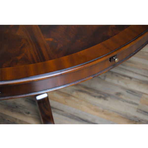 Niagara Mahogany Solid Wood Dining Table | Wayfair