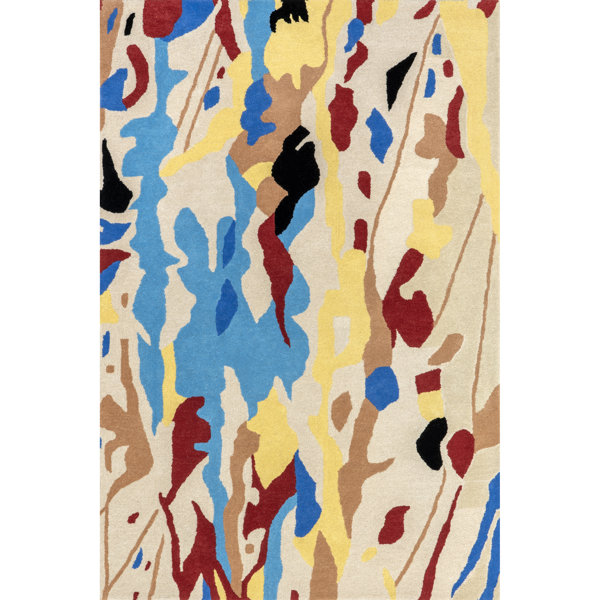 Prabal Gurung x Rugs USA Gramercy Abstract Wool Area Rug | Wayfair