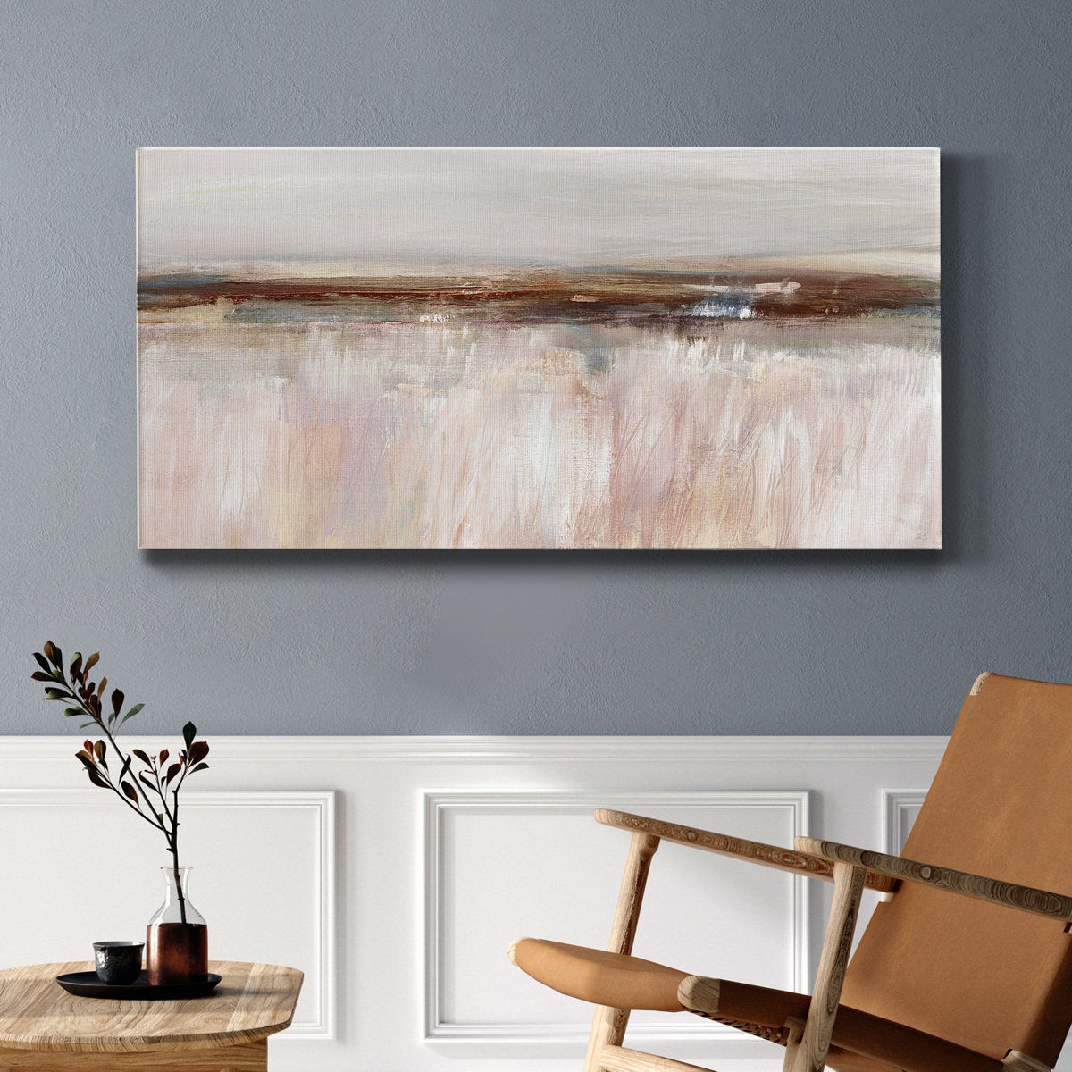 Ebern Designs Guilded Field - Wrapped Canvas Print | Wayfair