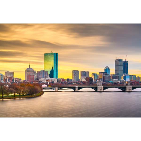 17 Stories Boston - Wrapped Canvas Print | Wayfair.co.uk