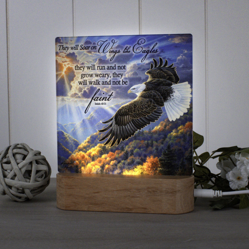 Glow Decor Freedom W/ Scripture Night Light | Wayfair