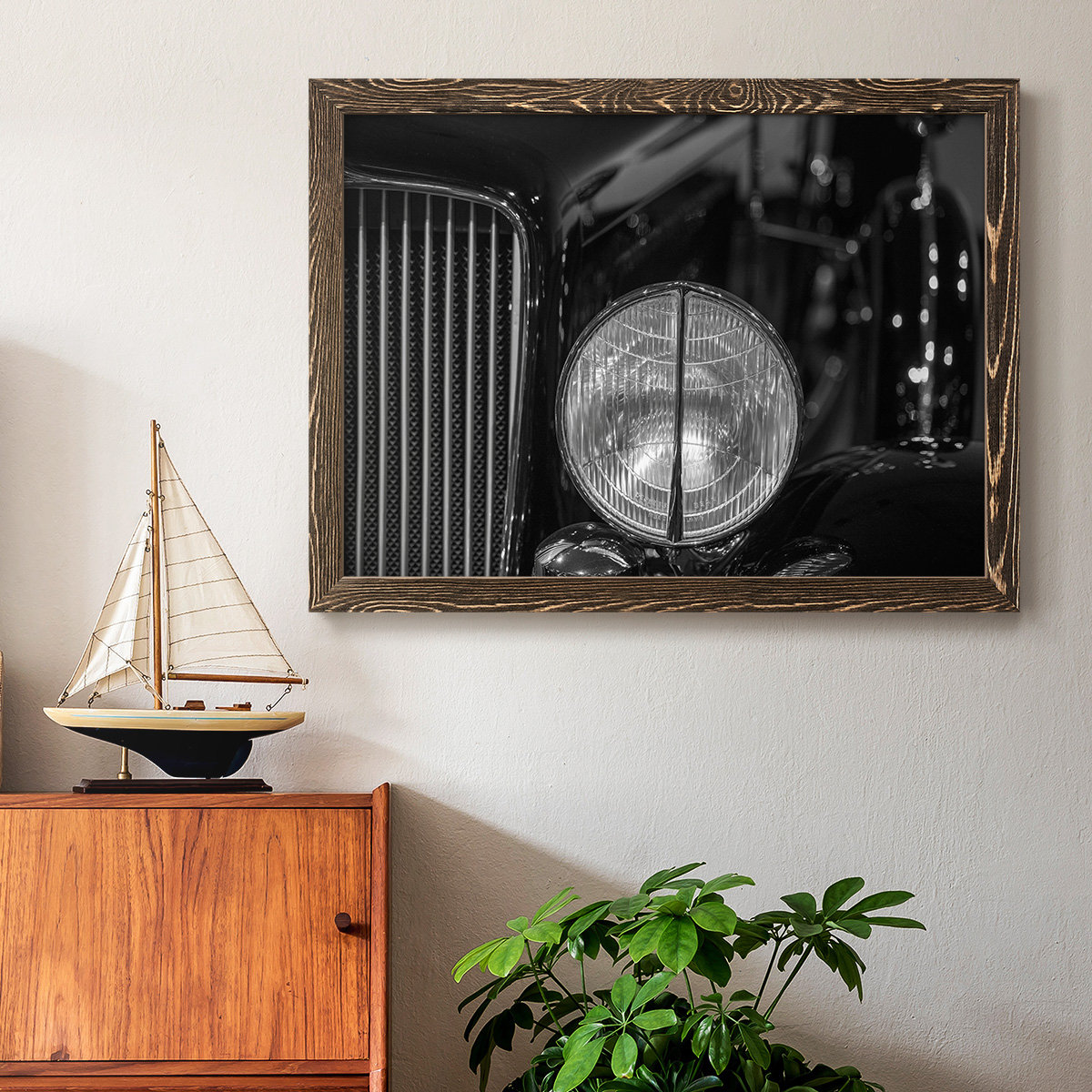 Williston Forge Vroom Iii Framed On Canvas Print | Wayfair