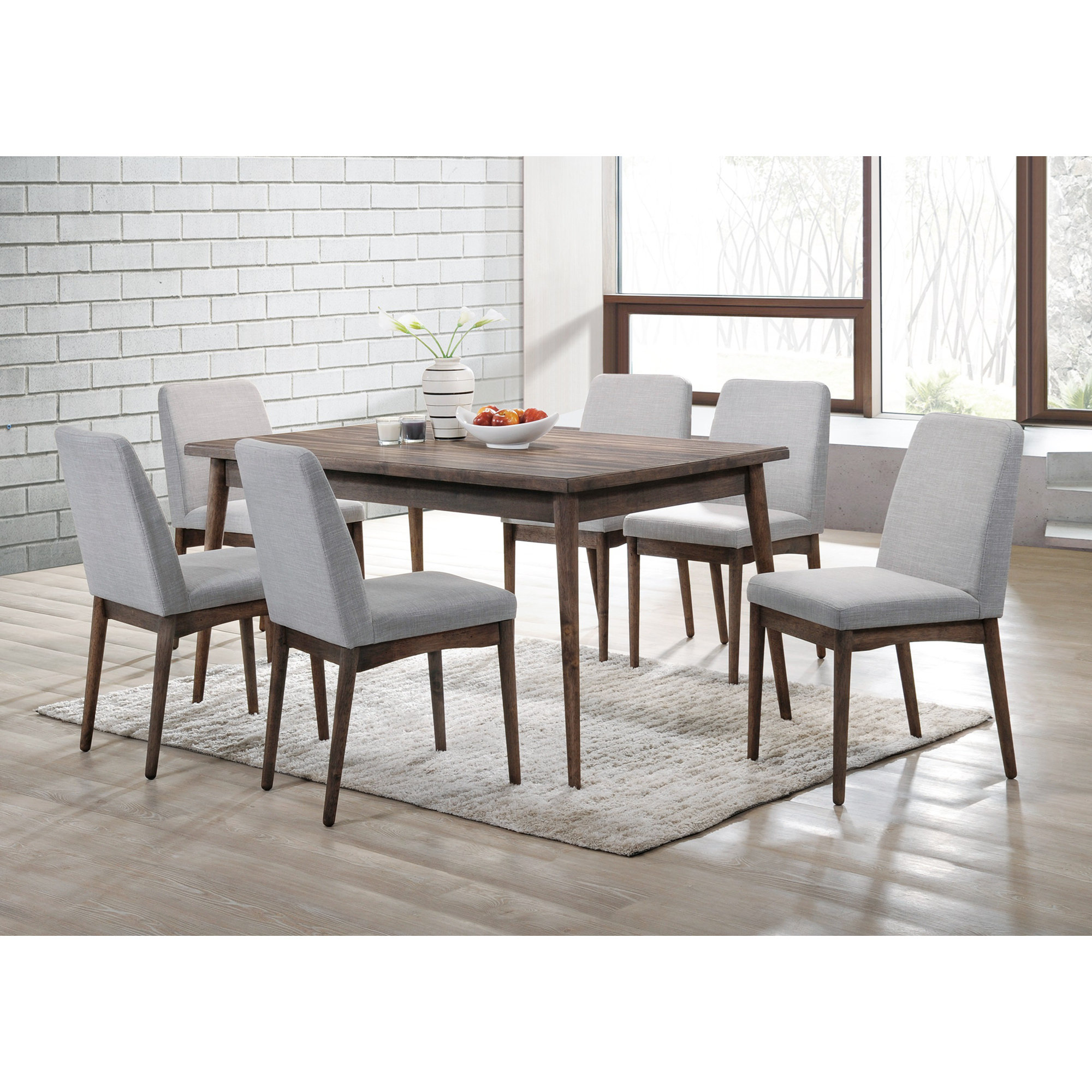 Wildon Home® Modern 7pc Dining Set - Wayfair Canada