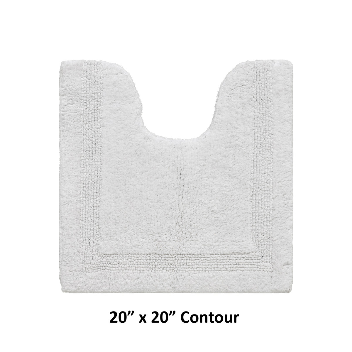 Ebern Designs Lux Premium 100% Cotton Tufted Reversible Contour Bath ...