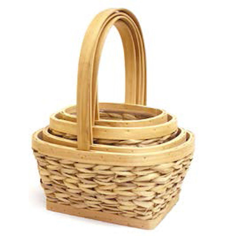 August Grove® 4 Piece Wicker Basket Set | Wayfair