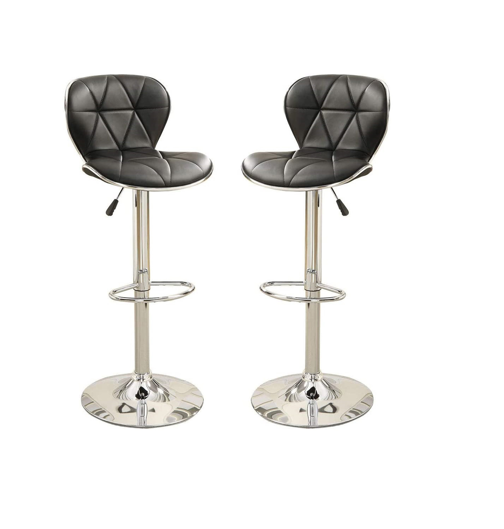 Corrigan Studio® Faux Leather Stool Counter Height Chairs Set Of 2 ...