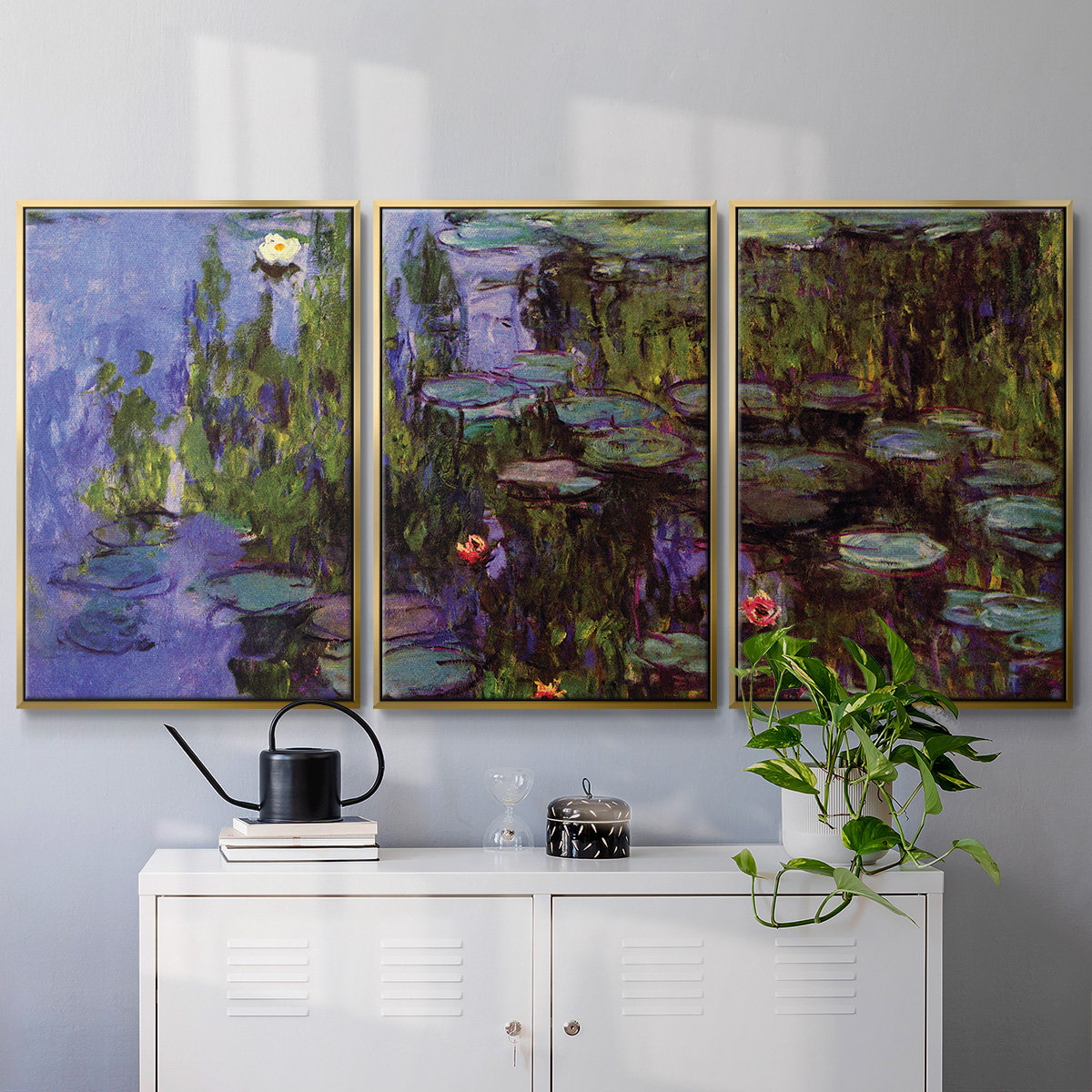Vault W Artwork Monet - Multi Piece Framed Canvas_576MONETC - Wayfair ...