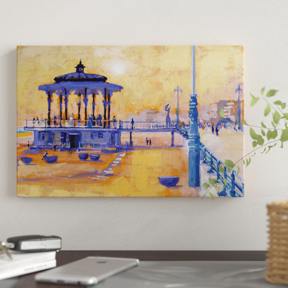 East Urban Home 'Brighton Bandstand' Print on Canvas | Wayfair