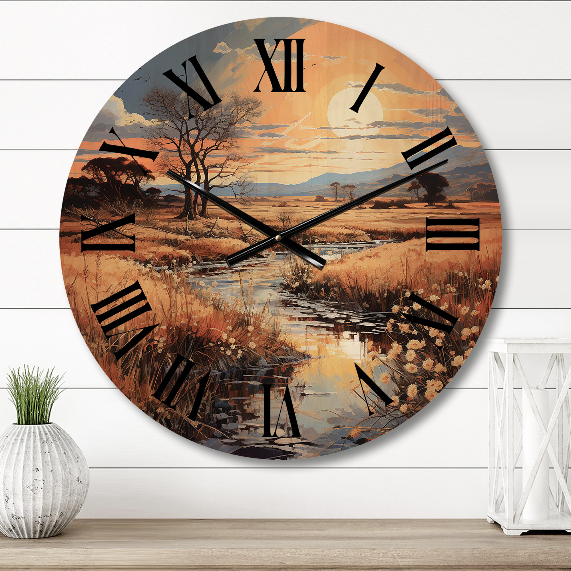 East Urban Home Yellow Blue Prairies Gold and Sky VI - Landscapes ...