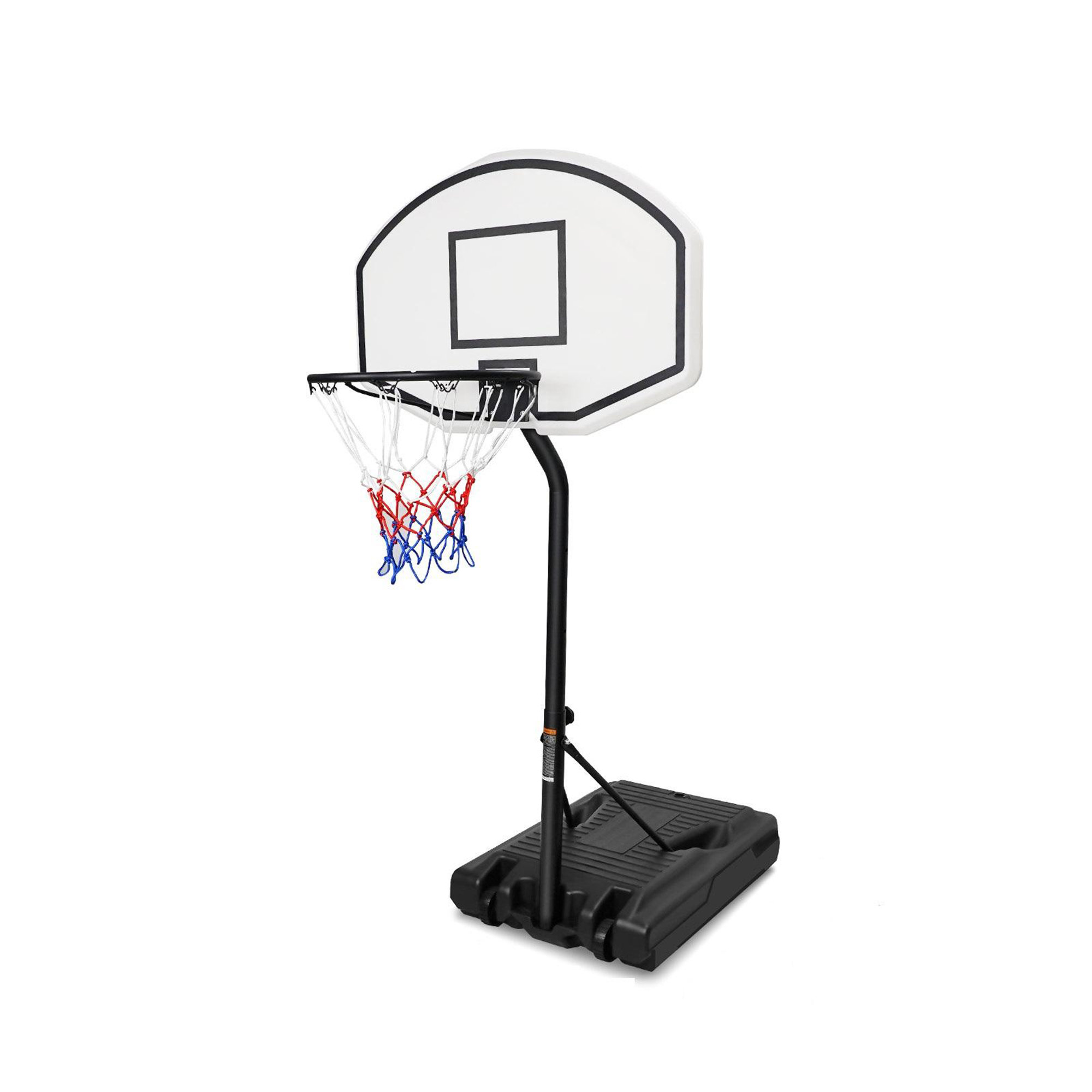 Angel Sar Portable Basketball Hoop Poolside with Wheel, 3' to 4' H ...