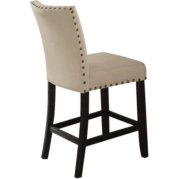 Canora Grey Jeannie Upholstered Counter Stool | Wayfair