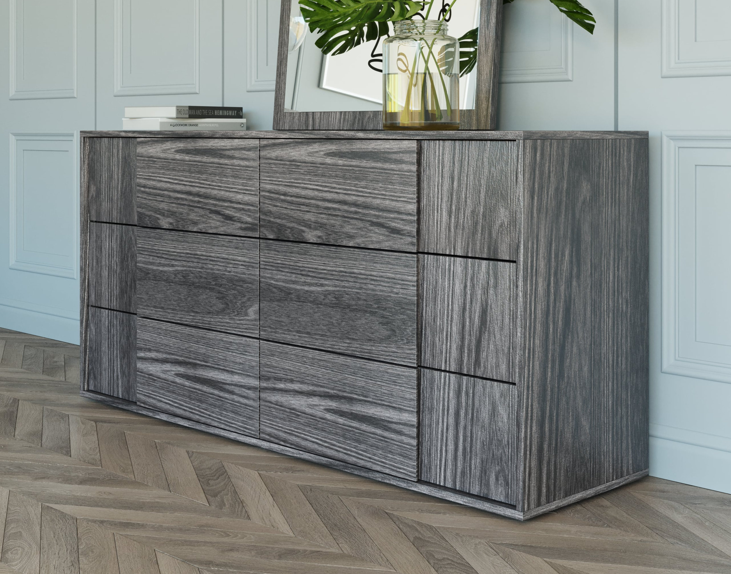 Millwood Pines Amanda 6 Drawer 66'' W Dresser & Reviews | Wayfair