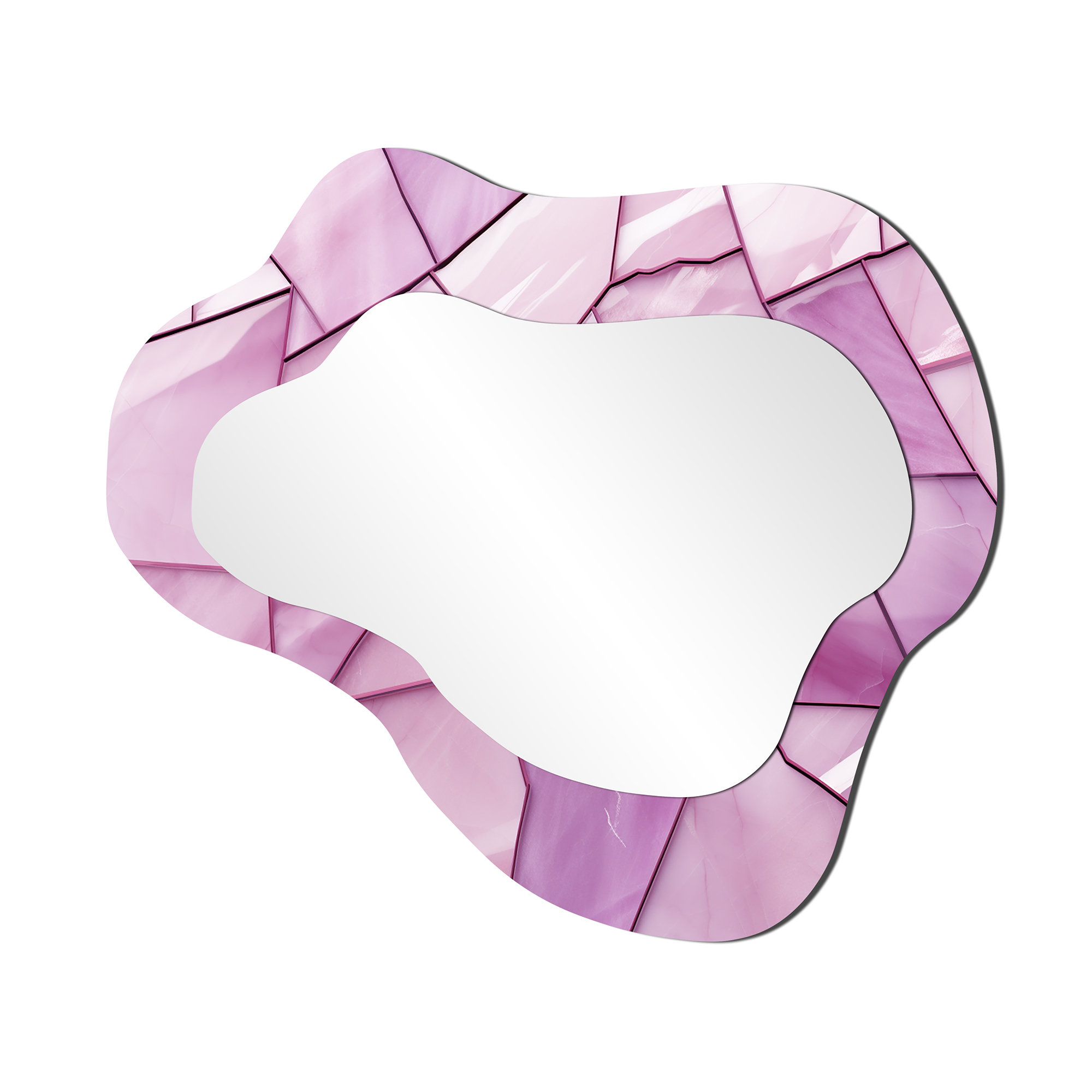 Ivy Bronx Veikko Pink Tranquil Surrender collages - Abstract Collages ...