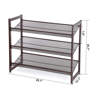 Ebern Designs 3 -Tier Metal Shoe Rack & Reviews | Wayfair