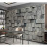 17 Stories Abstract Stacked Stone Cubes Wall Mural | Wayfair
