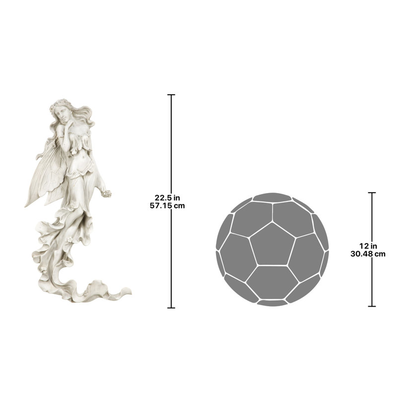 Design Toscano Brianna the Summer Breeze Fairy Wall Sculpture & Reviews ...