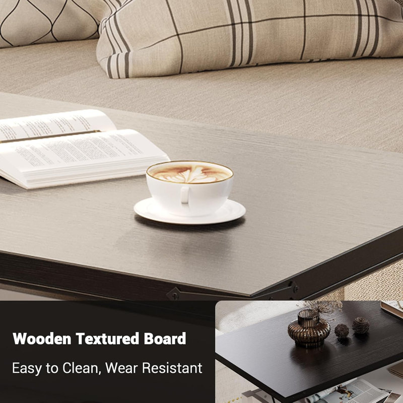 August Grove® Liftable Coffee Table | Wayfair