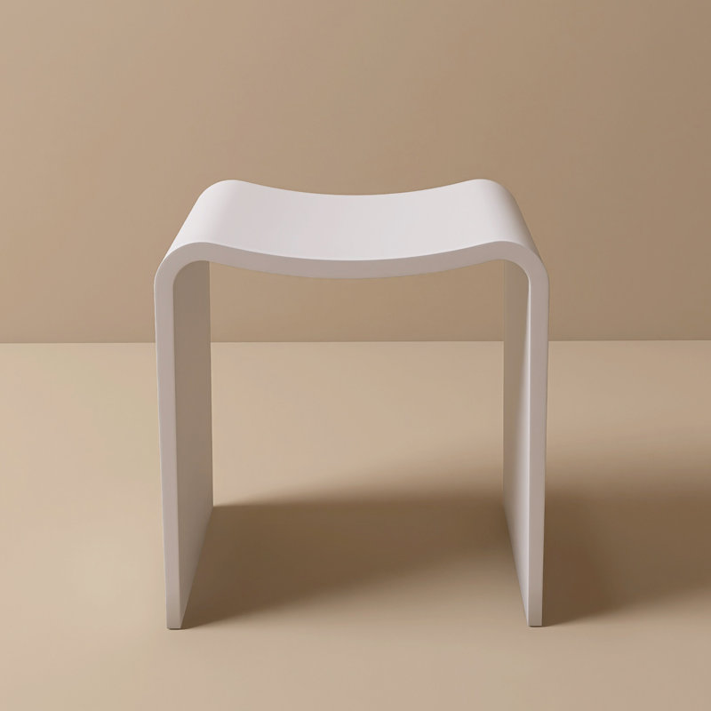 Hokku Designs Solid Surface Shower Stool & Reviews | Wayfair