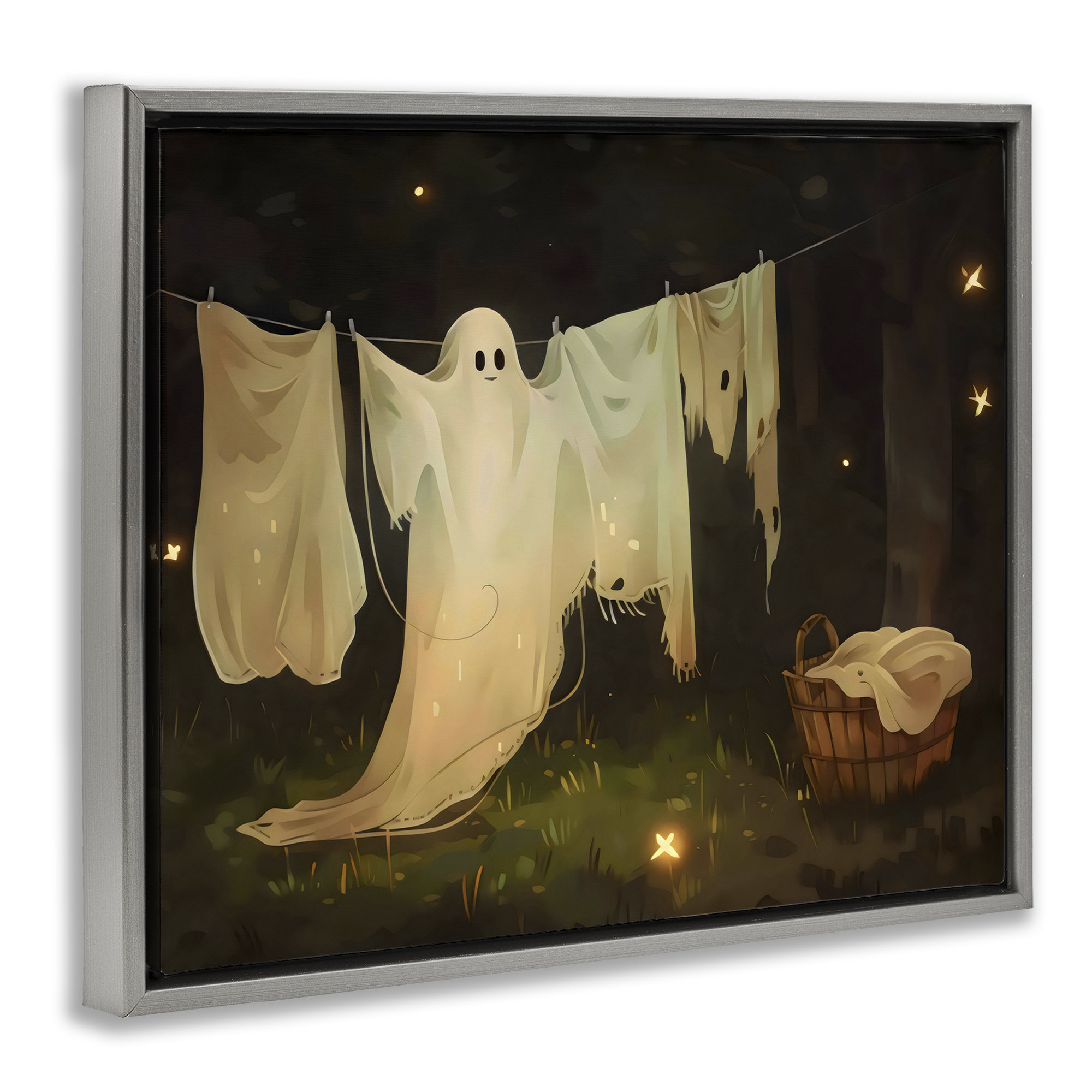 Ophelia & Co. Halloween Laundry Ghost Floating Frame, design by ...