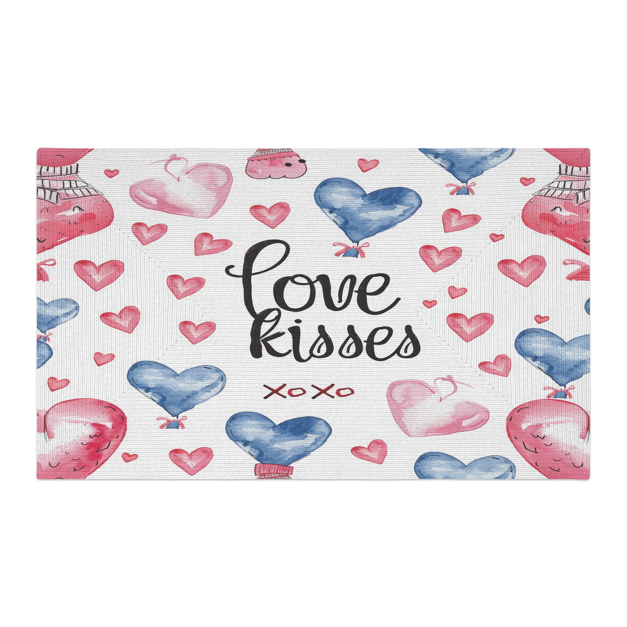 Red Barrel Studio® Cupid’s Words of Love Braided Rug | Wayfair