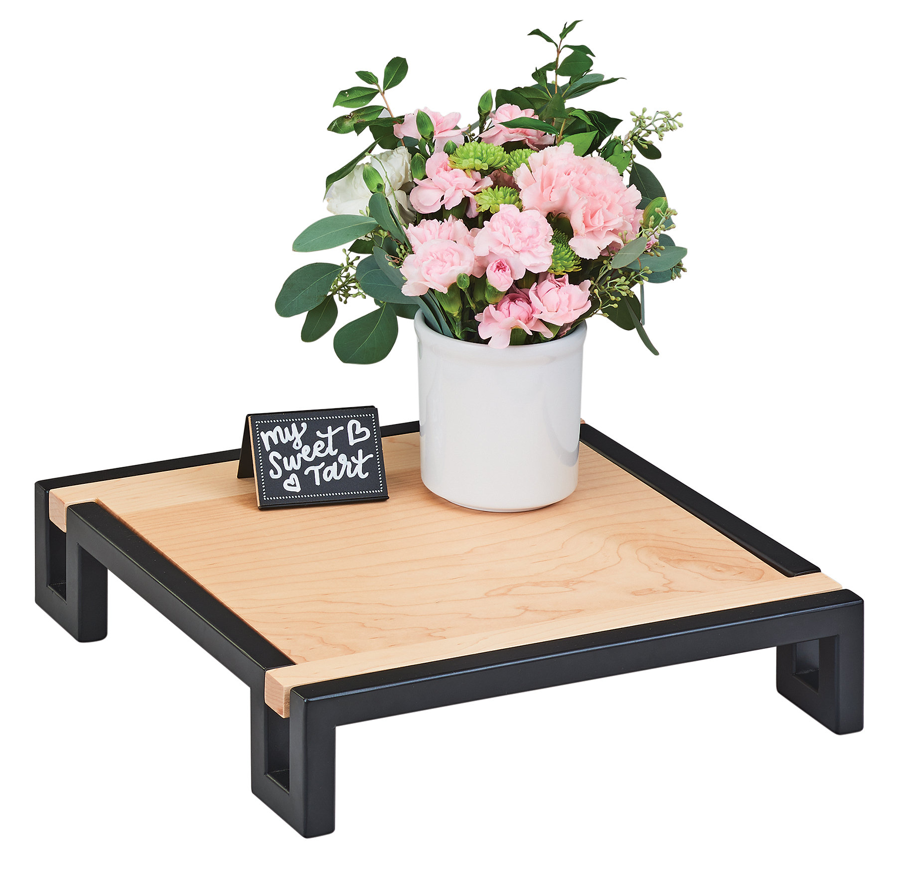 Cal-Mil Maple Top Riser Black | Wayfair