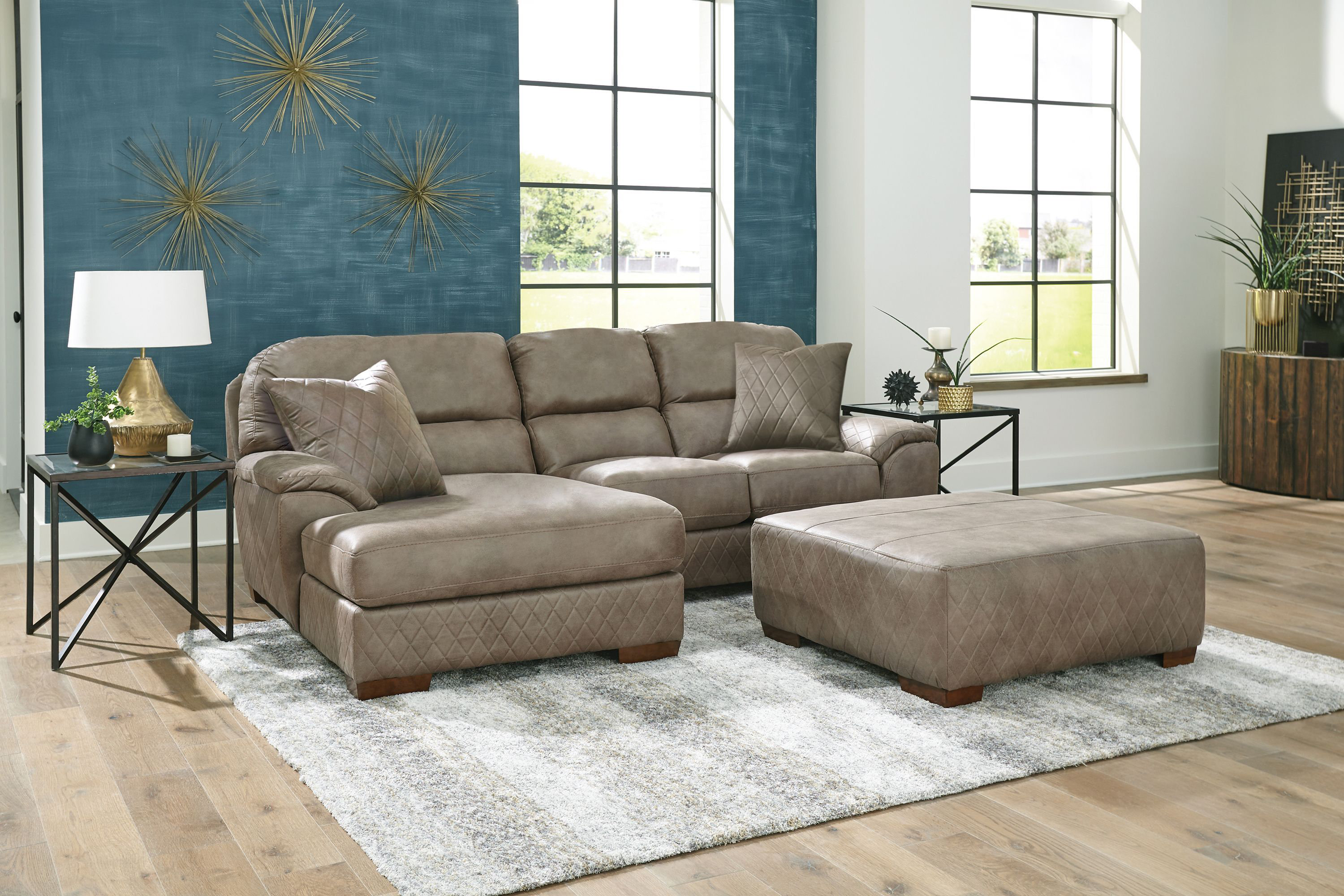 Hokku Designs Erionna 2 - Piece Upholstered Chaise Sectional - Wayfair ...