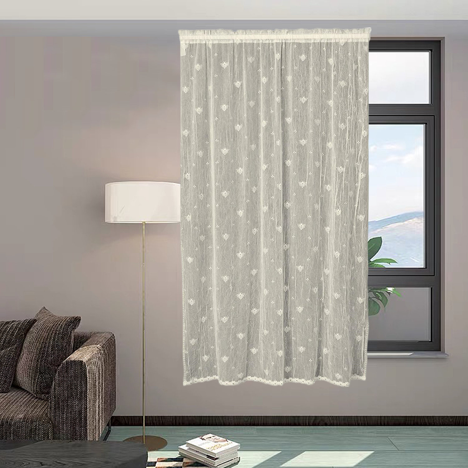 Frifoho Polyester Curtain | Wayfair