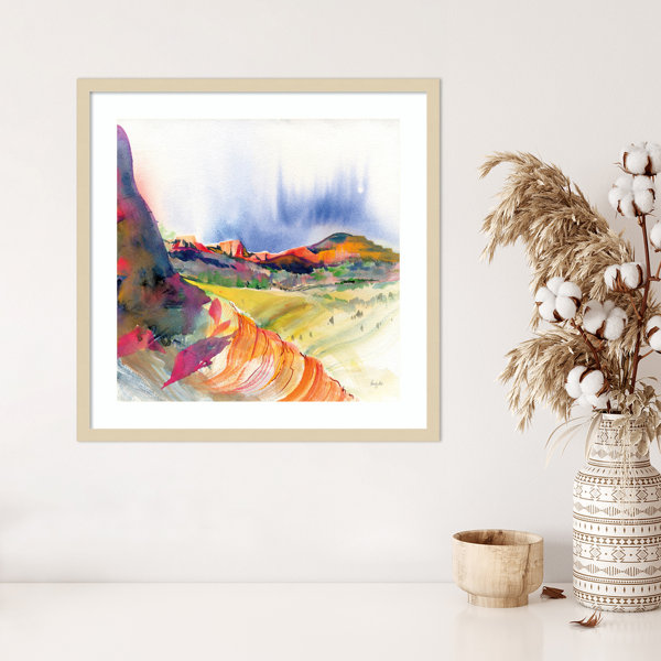 Lark Manor Lookout Point Horizon by Kristy Rice Wood Framed Wall Art ...