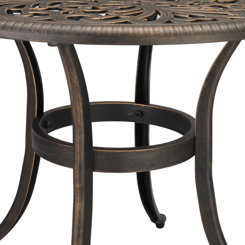 Lark Manor™ Reinna Powder Coated Aluminum Side Table & Reviews | Wayfair
