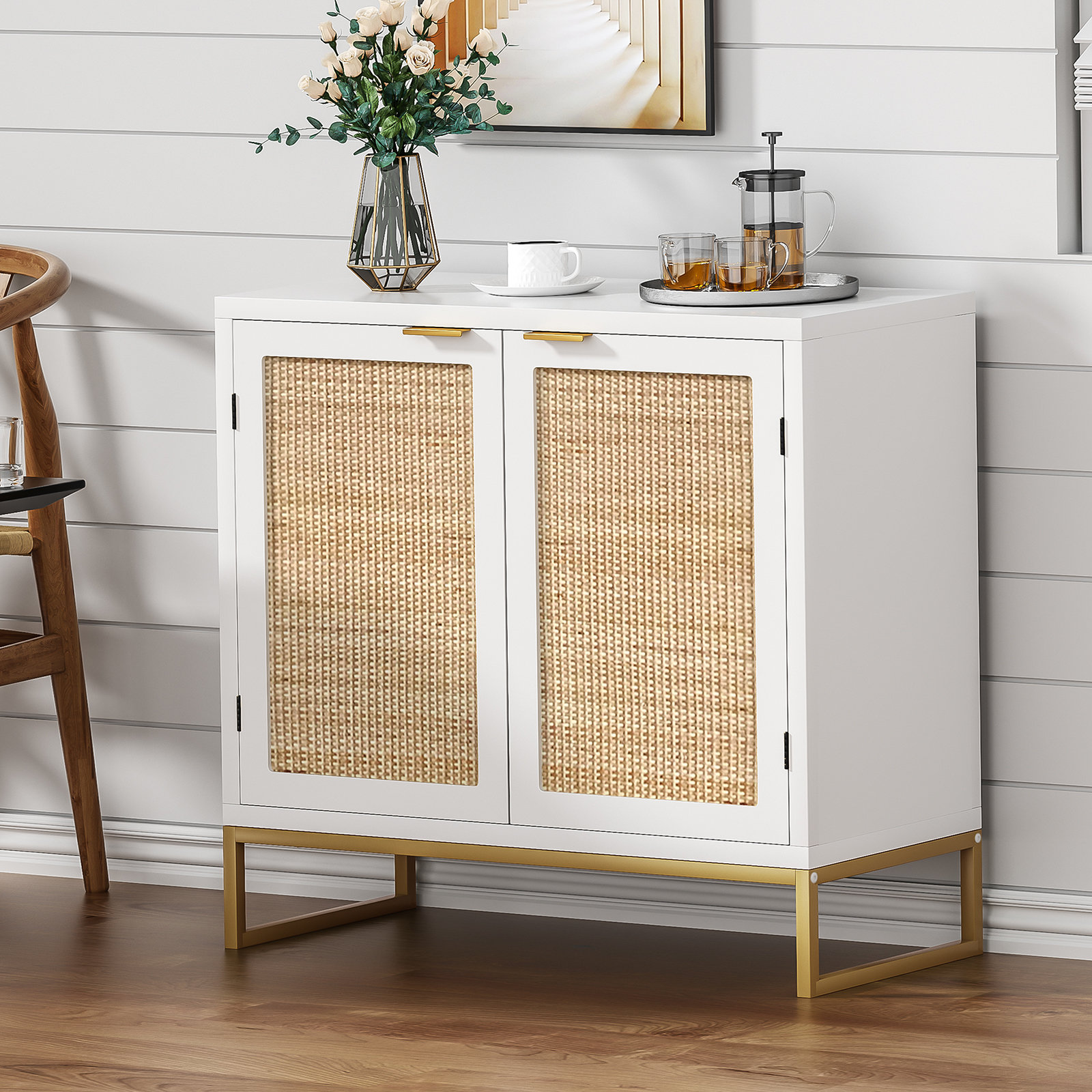 Bayou Breeze Geneva 2-door Accent Cabinet Sideboard Storage Cabinet ...