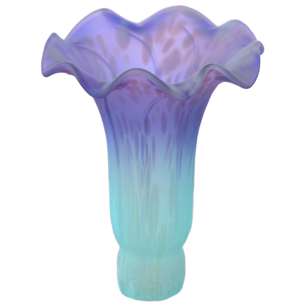 August Grove Umit 6" Replacement Lily Lamp Shade, Vibrant Ombre ...