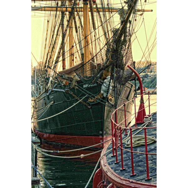 Longshore Tides Tall Ships In Darling Harbour On Canvas by Danny Head ...