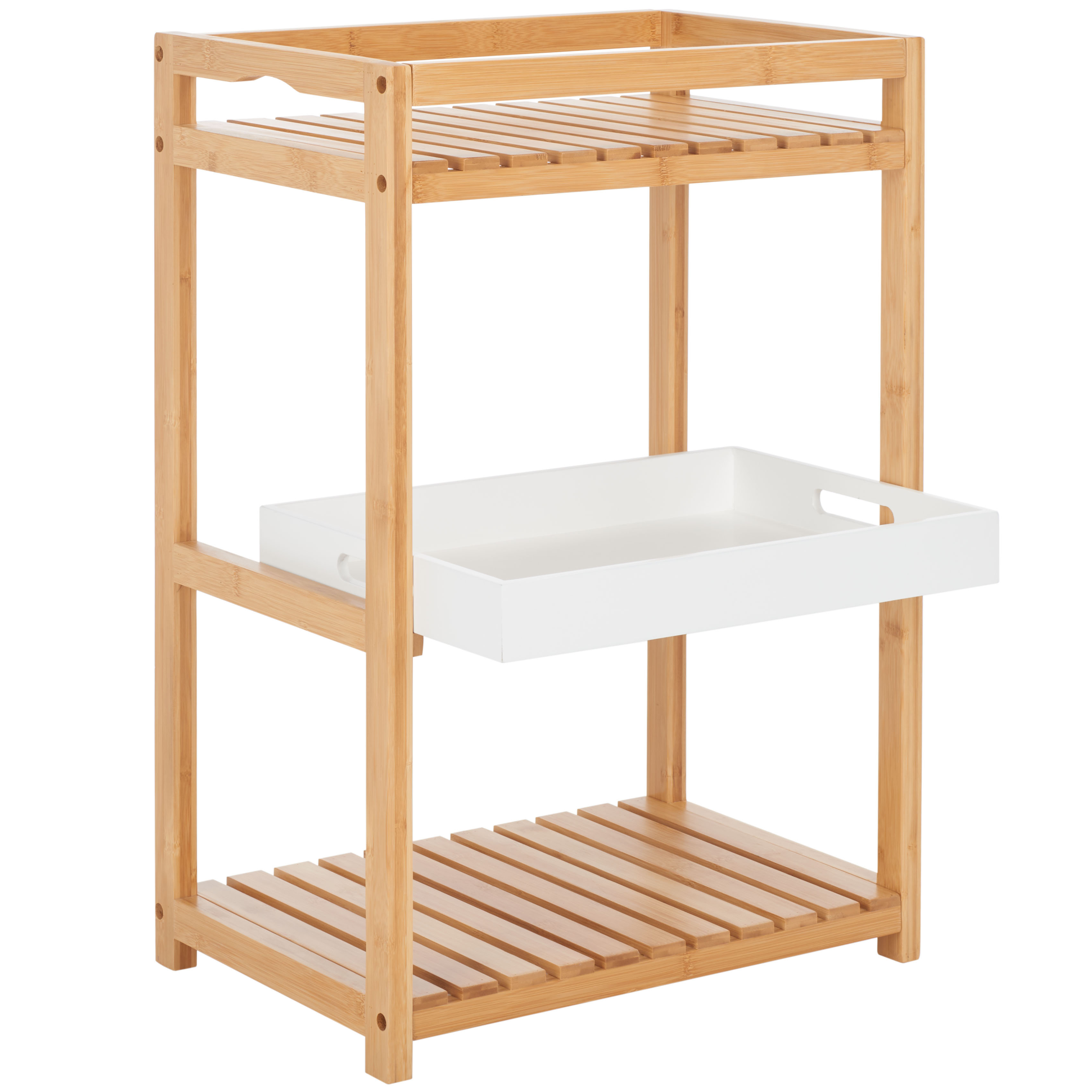 Rebrilliant Mairita Solid Wood Shelving Unit | Wayfair