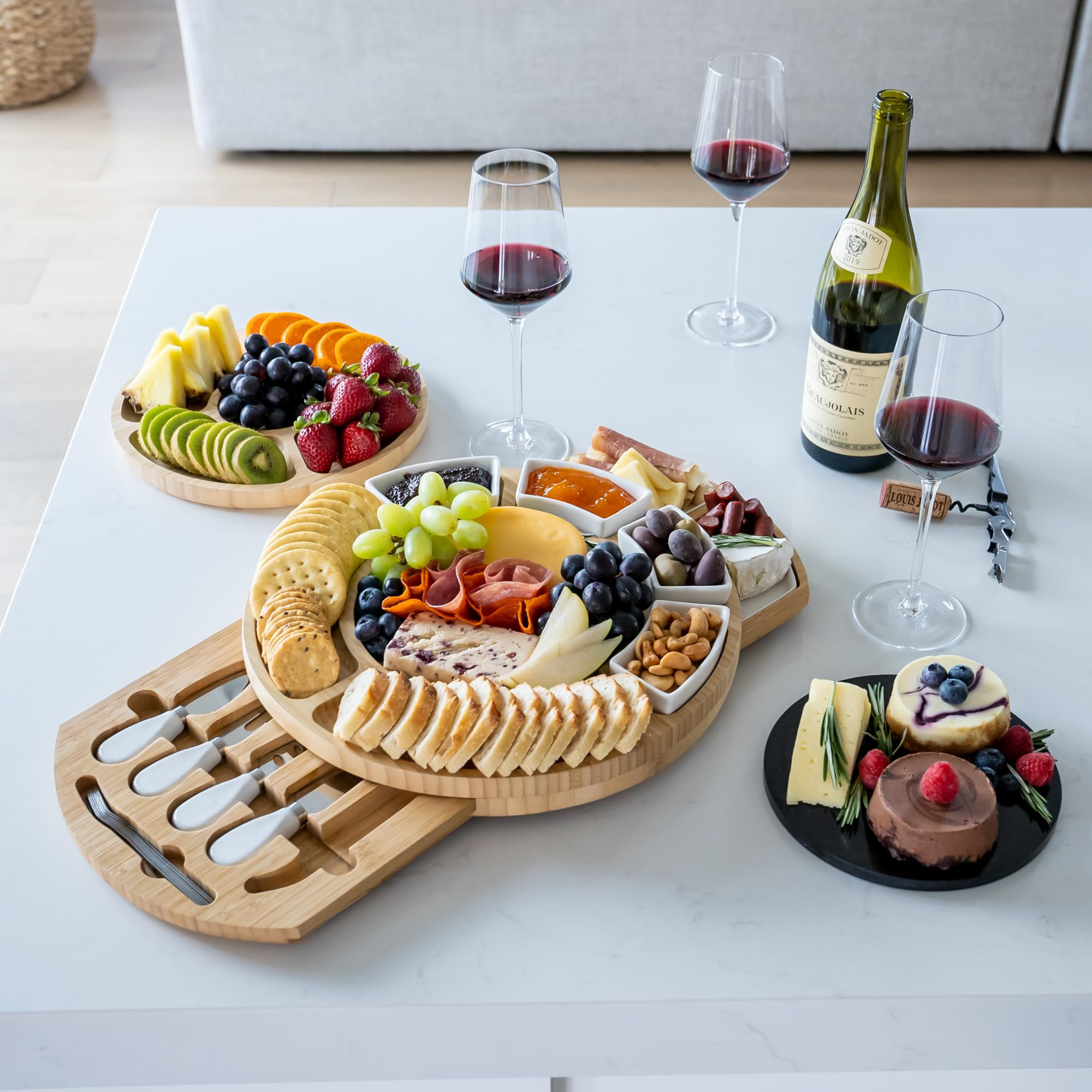 Foundry Select Red Barrel Studio® Bamboo Cheese Board | Wayfair