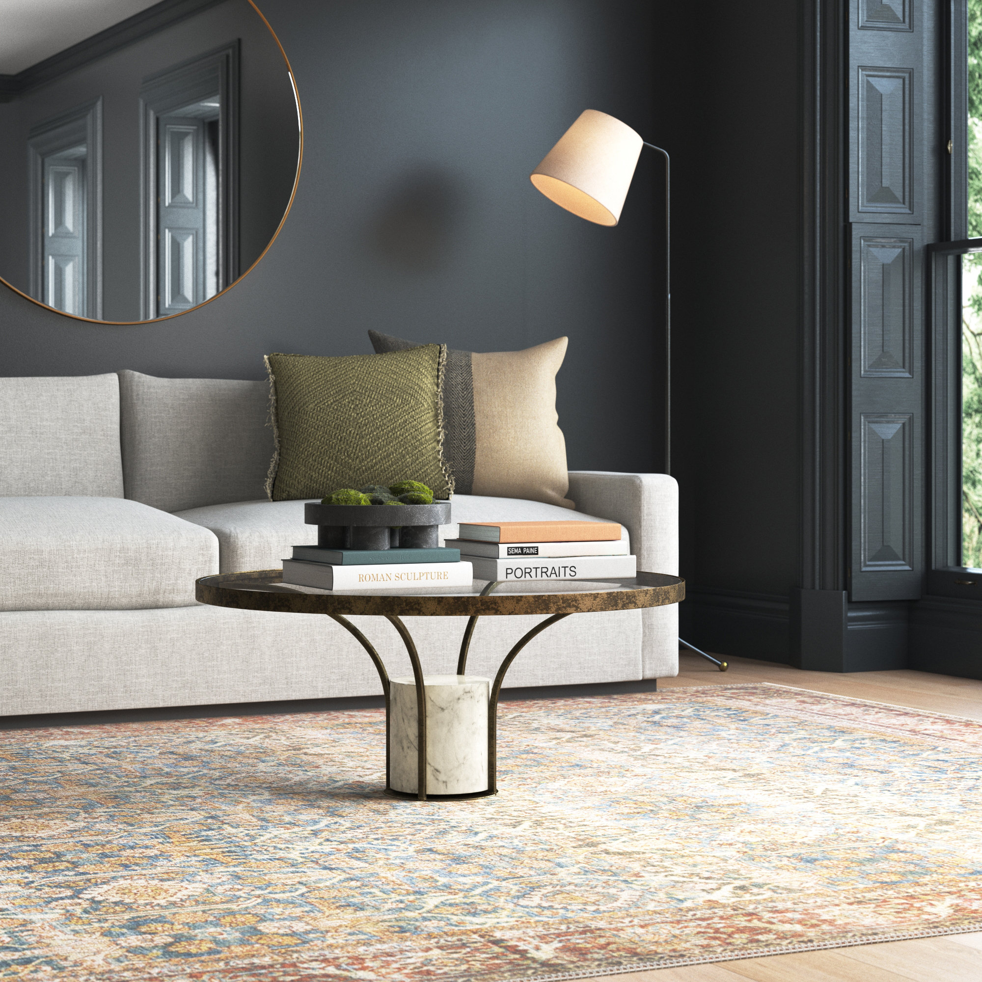 Joss & Main Dauphin Pedestal Coffee Table | Joss & Main