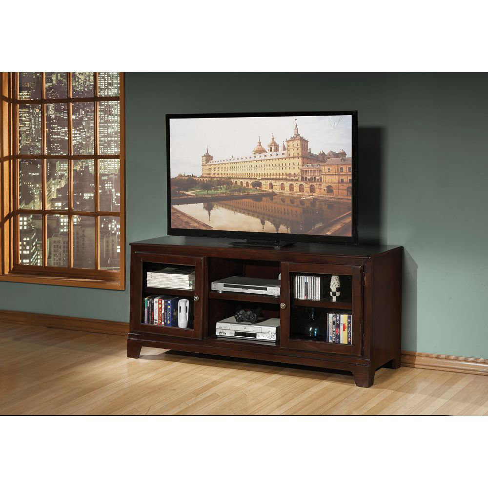 Red Barrel Studio® TV Stand In Merlot | Wayfair