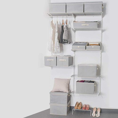 Ebern Designs Large Storage Box With Lid, Foldable Storage Box Closet ...