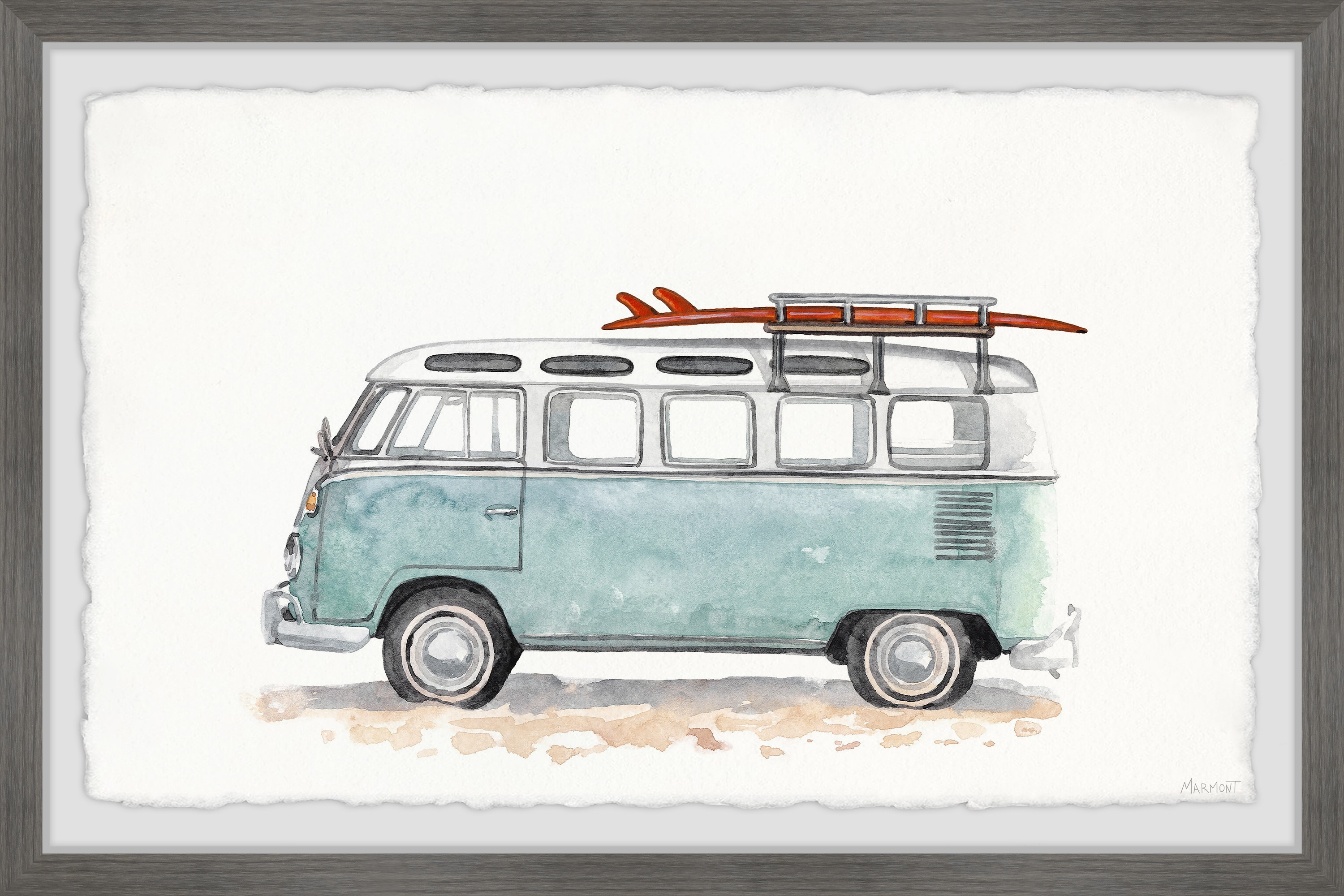 Mason & Marbles Lucrezia Vintage Van Framed Print | Wayfair