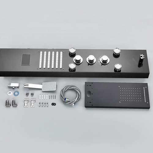 Senlesen 43.7'' Shower Panel with Fixed Shower Head | Wayfair