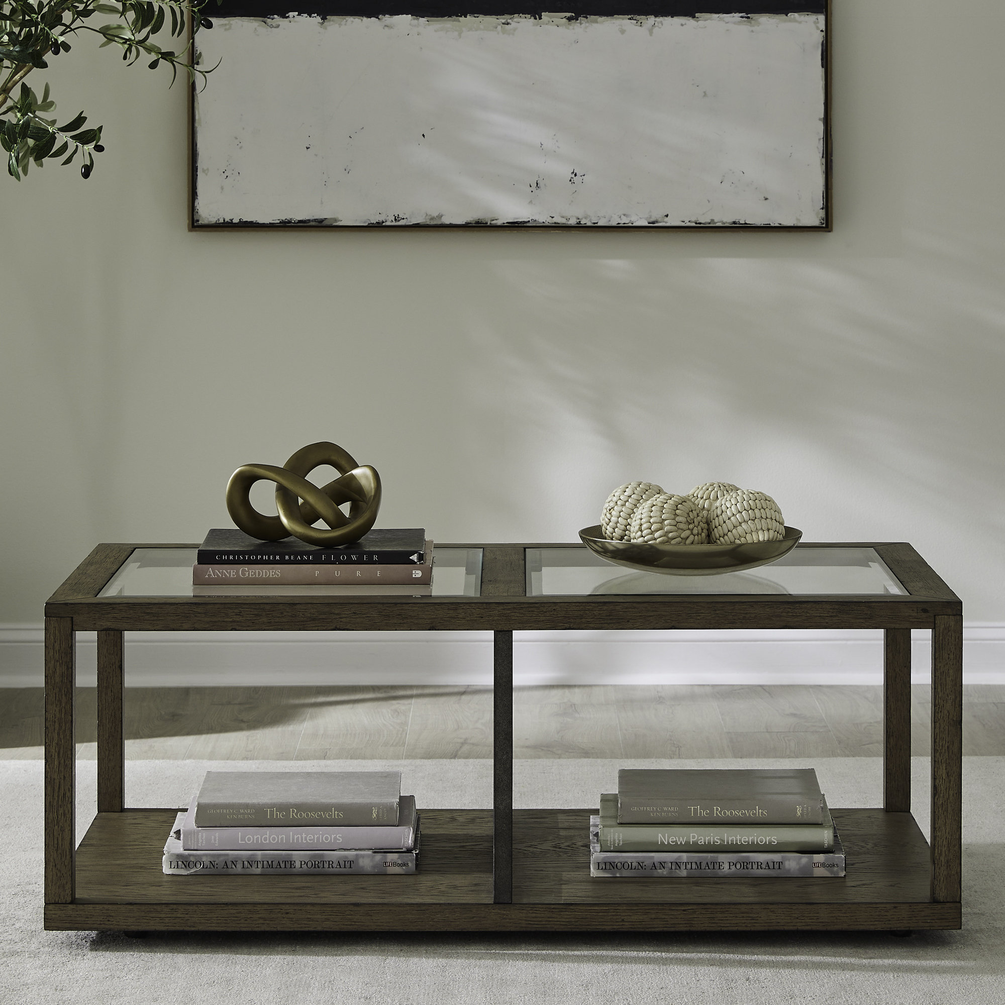 Latitude Run® Tiznit Cocktail Table w/ Glass Inserts & Casters | Wayfair